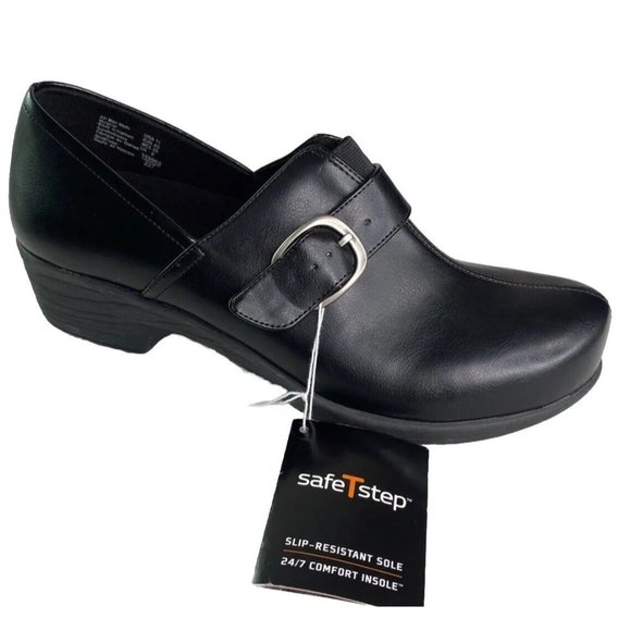 Safe T Step | Shoes | Safe T Step Buckle Gretchen Clogs New Womens ...